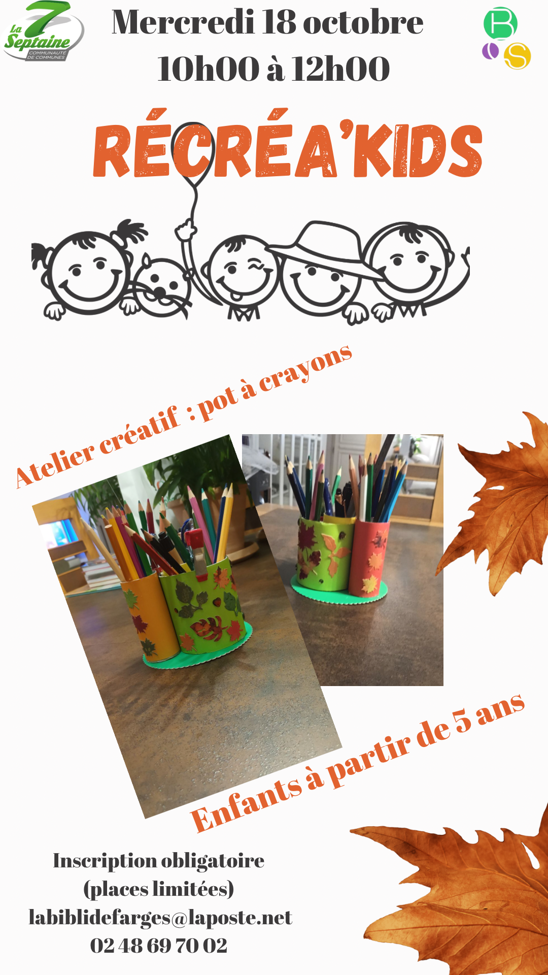 Récréa'Kids - Bibliothèque de La Septaine de Farges-en-Septaine ...